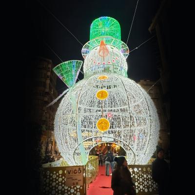 China 3D Snowman String Lanterns Holiday Lights Decoration for Christmas Theme Party for sale