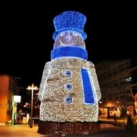 China 3D Snowman String Lights for Christmas Decor and Themed Parties for sale