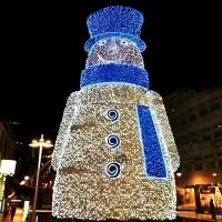 China 3D Snowman String Lights for Christmas Decor and Themed Parties for sale