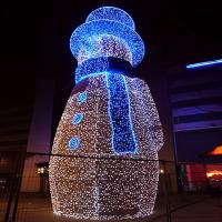 China 3D Snowman String Lights for Christmas Decor and Themed Parties for sale