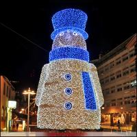 China 3D Snowman String Lights for Christmas Decor and Themed Parties for sale