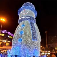 China 3D Snowman String Lights for Christmas Decor and Themed Parties for sale