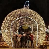 China Outdoor Christmas String Lights Arch for Street and Holiday Decor for sale