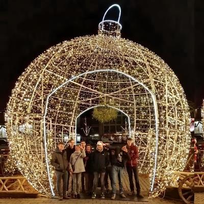China Outdoor Christmas String Lights Arch for Street and Holiday Decor for sale