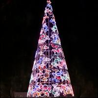 China Outdoor Christmas Tree Holiday Lights Decoration Large Customizable for sale