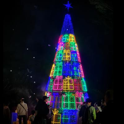 China Outdoor Christmas Tree Holiday Lights Decoration Large Customizable for sale