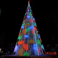 China Outdoor Christmas Tree Holiday Lights Decoration Large Customizable for sale