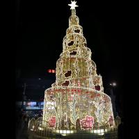 China Outdoor Holiday Lights Decoration LED Christmas Tree Customizable for sale