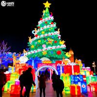 China 6m Outdoor Giant Artificial Christmas Tree Lights with Waterproof Fabric - 110/220V LED Lighting for sale