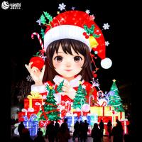 China 6m Outdoor Giant Artificial Christmas Tree Lights with Waterproof Fabric - 110/220V LED Lighting for sale