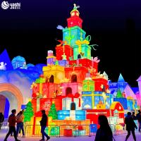 China 6m Outdoor Giant Artificial Christmas Tree Lights with Waterproof Fabric - 110/220V LED Lighting for sale