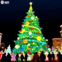 China 6m Outdoor Giant Artificial Christmas Tree Lights with Waterproof Fabric - 110/220V LED Lighting for sale