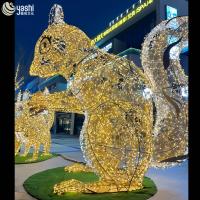 China LED Outdoor Decorative Lighting Kangaroo Sculpture 150CM 110/220V for sale