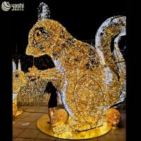 China LED Outdoor Decorative Lighting Kangaroo Sculpture 150CM 110/220V for sale