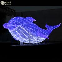 China Large Whale Pattern LED Outdoor Lights Customizable for Zoo Halloween for sale