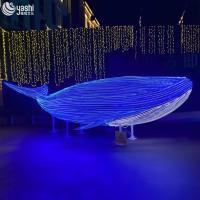 China Large Whale Pattern LED Outdoor Lights Customizable for Zoo Halloween for sale