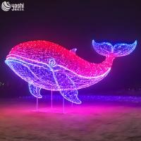China Large Whale Pattern LED Outdoor Lights Customizable for Zoo Halloween for sale
