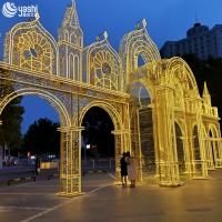 China Outdoor Castle Holiday Lights Decoration Giant Illuminated for Hotel and Wedding for sale