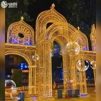 China Outdoor Castle Holiday Lights Decoration Giant Illuminated for Hotel and Wedding for sale