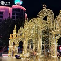 China Outdoor Castle Holiday Lights Decoration Giant Illuminated for Hotel and Wedding for sale