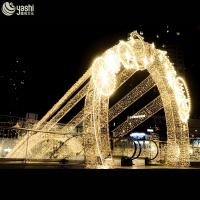 China Outdoor Party Holiday Lights Decoration Arch 500cm LED Meteor String Lights 110V/220V Customizable for sale