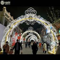 China 500CM Custom Silk Thread Outdoor Arch LED Lights for Wedding Birthday Party Decorations - 110/220V Power for sale