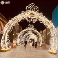China 500CM Custom Silk Thread Outdoor Arch LED Lights for Wedding Birthday Party Decorations - 110/220V Power for sale