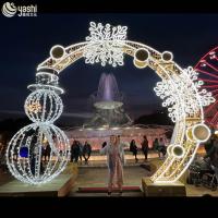 China Custom 500cm Handmade LED Arch Gate for Shopping Malls and Festivals - 110V/220V Power for sale