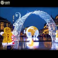 China Custom 500cm Handmade LED Arch Gate for Shopping Malls and Festivals - 110V/220V Power for sale