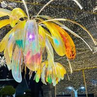 China Customizable Color Changing LED Flower Light 110/220V for Hotel Lobbies for sale