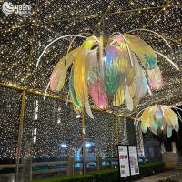 China Customizable Color Changing LED Flower Light 110/220V for Hotel Lobbies for sale