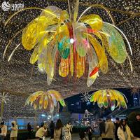 China Customizable Color Changing LED Flower Light 110/220V for Hotel Lobbies for sale
