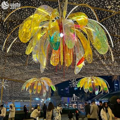 China Customizable Color Changing LED Flower Light 110/220V for Hotel Lobbies for sale