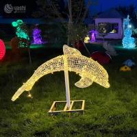 China Lifelike Peacock Sculpture Lighting for Zoo and Park Decorations for sale