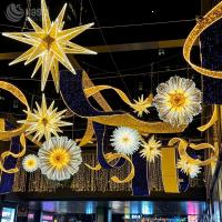 China Outdoor Star Shaped Holiday Lights Decoration Custom for Hotel Lobby for sale