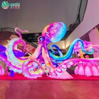 China Custom Octopus Lantern 240-400CM with LED Lighting for Theme Parks and Commercial Decor for sale