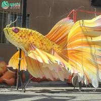 China Custom Koi Fish Lantern 300-600CM Outdoor LED Decor for Festivals and Commercial Events for sale