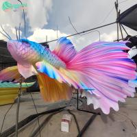 China Custom Koi Fish Lantern 300-600CM Outdoor LED Decor for Festivals and Commercial Events for sale