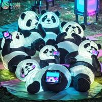 China Custom Panda Lanterns 80-150CM with LED Lighting for Indoor/Outdoor Festival Decor and Party Supplies for sale