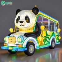 China Custom Panda LED Parade Float 220-240CM with 110/220V Power for Theme Parks & Zoos for sale