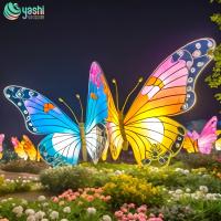 China Custom Butterfly Lantern Set 150-250CM with LED Lighting for Theme Parks and Events for sale