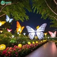 China Custom Butterfly Lantern Set 150-250CM with LED Lighting for Theme Parks and Events for sale