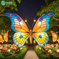China Custom Butterfly Lantern Set 150-250CM with LED Lighting for Theme Parks and Events for sale
