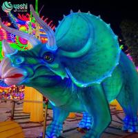 China Jurassic Triceratops-shaped lantern suitable for festival events, zoos, parties and gatherings for sale