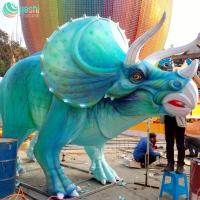 China Jurassic Triceratops-shaped lantern suitable for festival events, zoos, parties and gatherings for sale