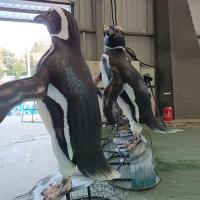 China Handcrafted Silk Penguin Lantern - Waterproof Material for Zoo Decorations for sale