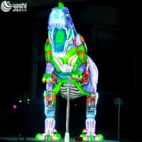 China Vivid Dinosaur Model Lantern - LED Outdoor Lighting Fixture for sale