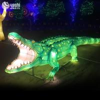 China Zigong Animal Lanterns Factory Direct - LED Outdoor Crocodile Lanterns for Sale for sale