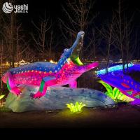 China Zigong Animal Lanterns Factory Direct - LED Outdoor Crocodile Lanterns for Sale for sale