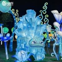China Custom Zigong LED Animal Lanterns - Outdoor Stone Turtle Lighting Solutions for sale